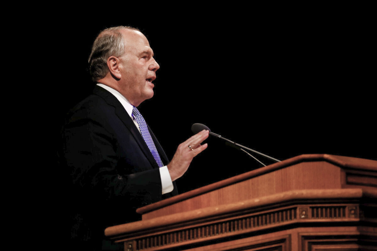 Ronald A. Rasband honors Jon Hunstman Sr. in BYU devotional | News ...